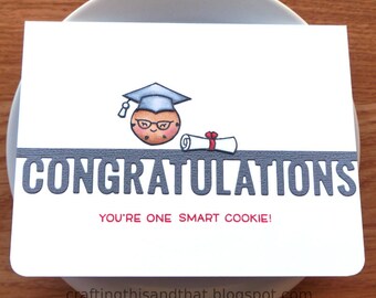 Pun graduation card | Etsy