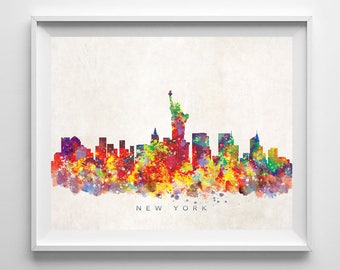 New york skyline | Etsy