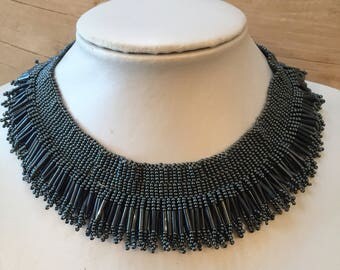 ISIKO Zulu traditional beaded set of necklace and bracelet