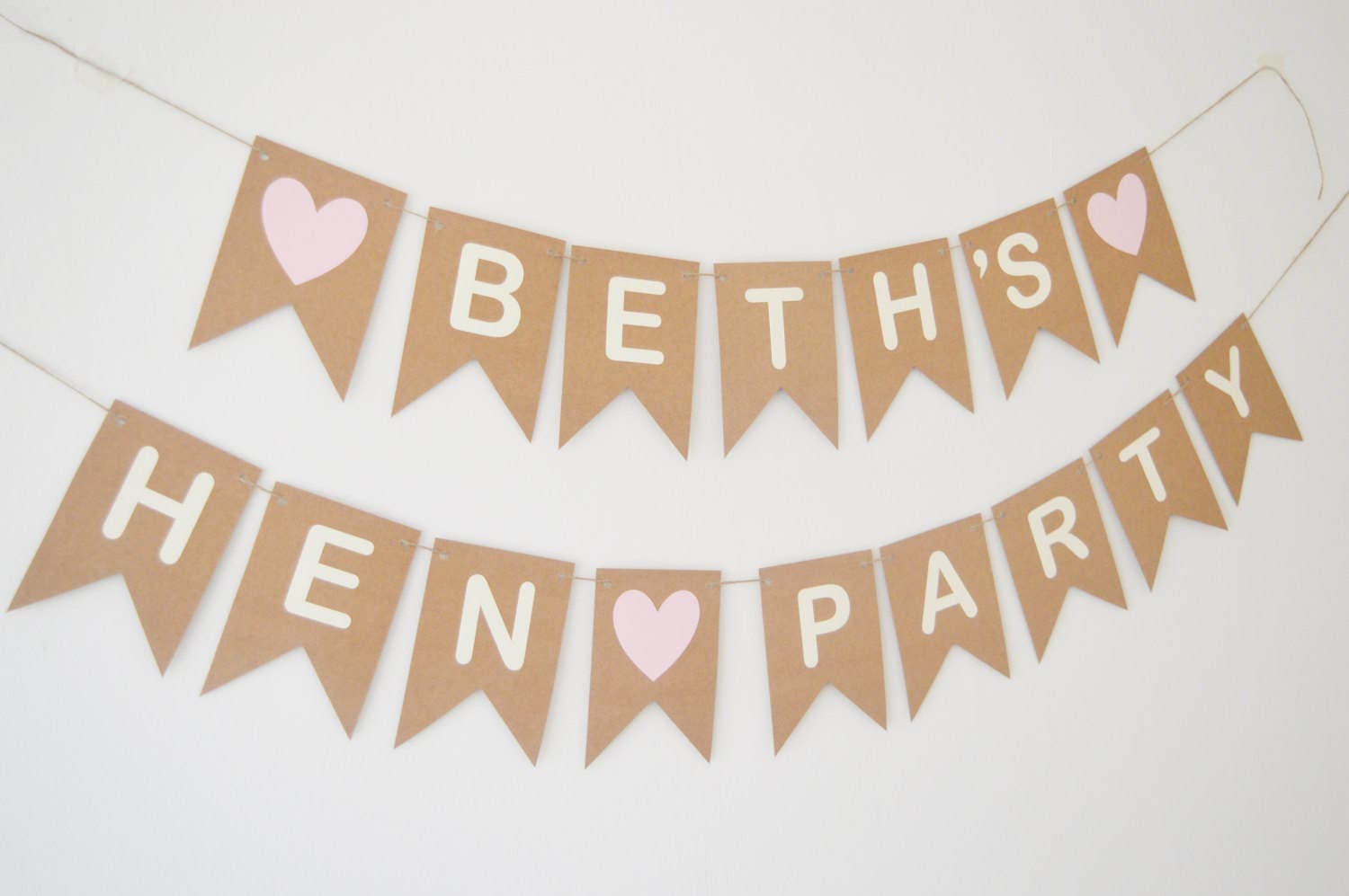 Hen Party Decoration Bunting Personalised Hen Party Banner