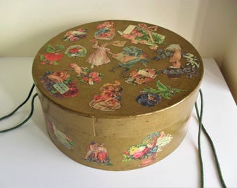 Victorian hat box | Etsy