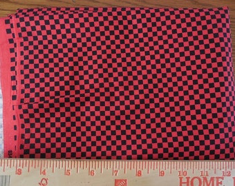 Small check fabric | Etsy