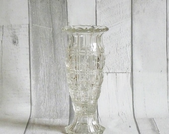 Glass flower vase | Etsy