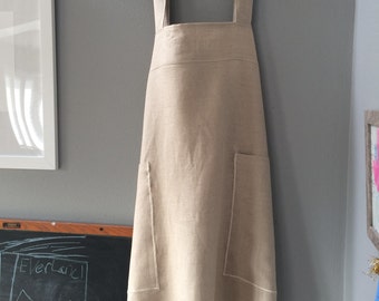 Apron pinafore dress | Etsy