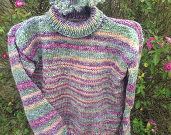 Hand knit sweater | Etsy