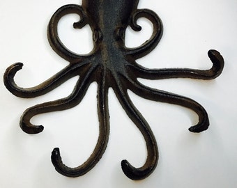 Octopus wall hook | Etsy