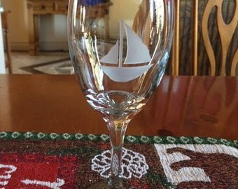 Sand carved glass | Etsy