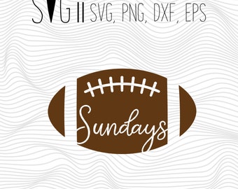 Sunday football svg | Etsy
