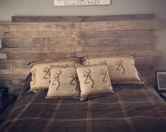 Rustic headboard | Etsy