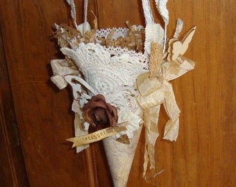 Victorian paper cone | Etsy