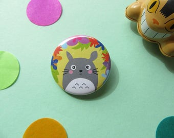 Totoro button | Etsy