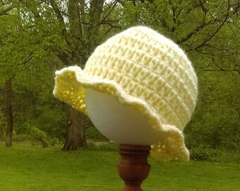 Yellow baby hat | Etsy