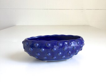 Cobalt blue planter | Etsy