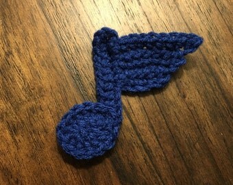 Crochet music notes | Etsy