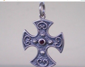 Ruby cross | Etsy