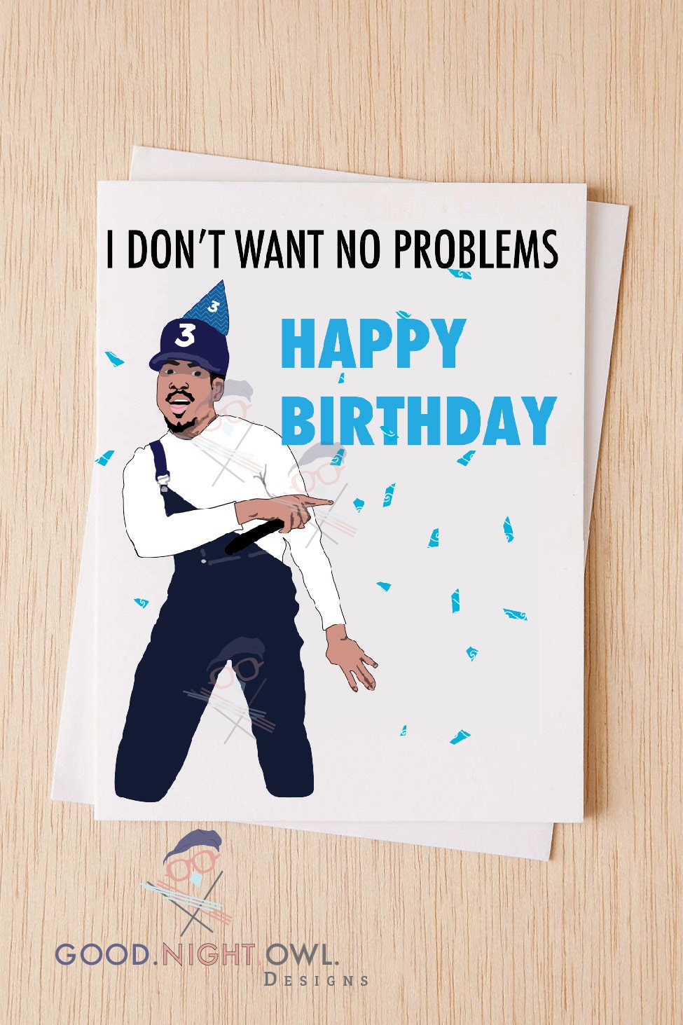 Chance The Rapper Happy Birthday Card Funny Happy Birthday