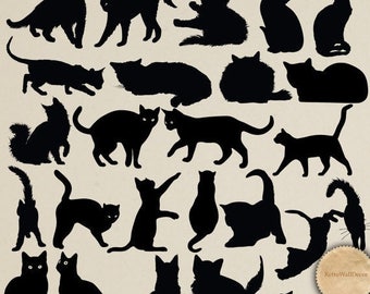 Kitty clip art | Etsy