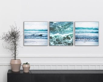 Beach triptych | Etsy