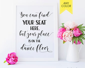 Find your seat | Etsy