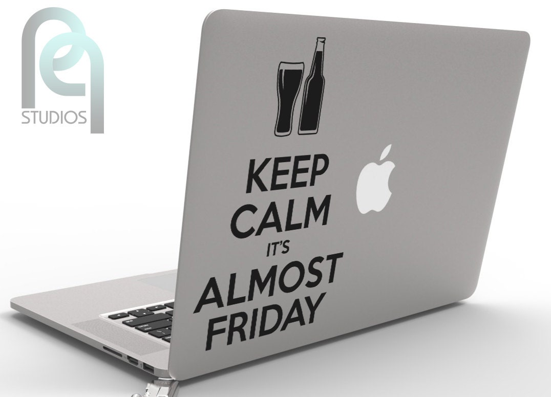 Keep Calm It's Almost Friday Popular text quote made of