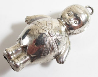 Silver baby rattles | Etsy