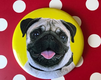 Pug magnet | Etsy