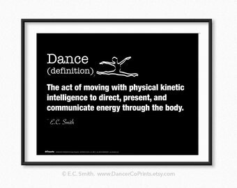 Dance definition | Etsy