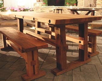 White oak table | Etsy