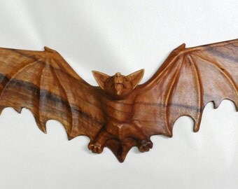 Bat carving | Etsy