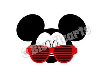 Mickey mouse glasses | Etsy