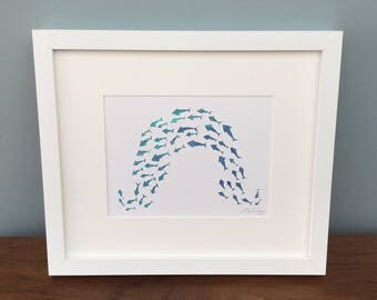 Fish picture frame | Etsy