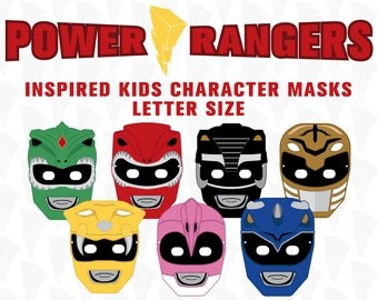 Power ranger mask | Etsy
