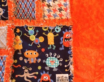Monster quilt | Etsy