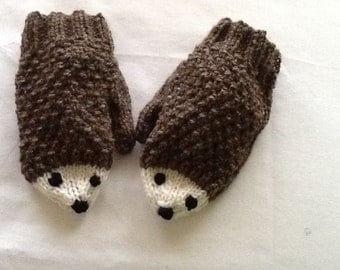 Hedgehog mittens | Etsy