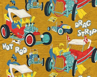 Car print fabric | Etsy