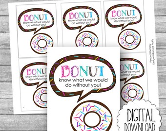 Donut thank you | Etsy