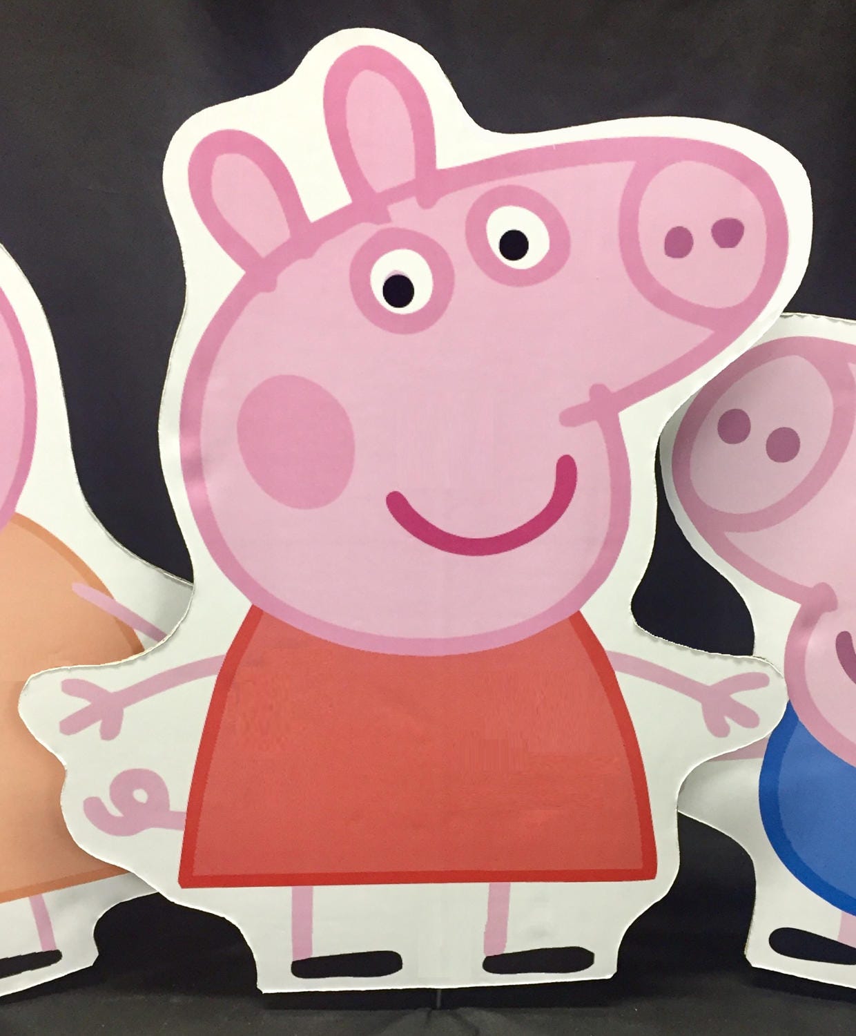 Peppa Pig Character Signs Party Prop Cut-outs kids
