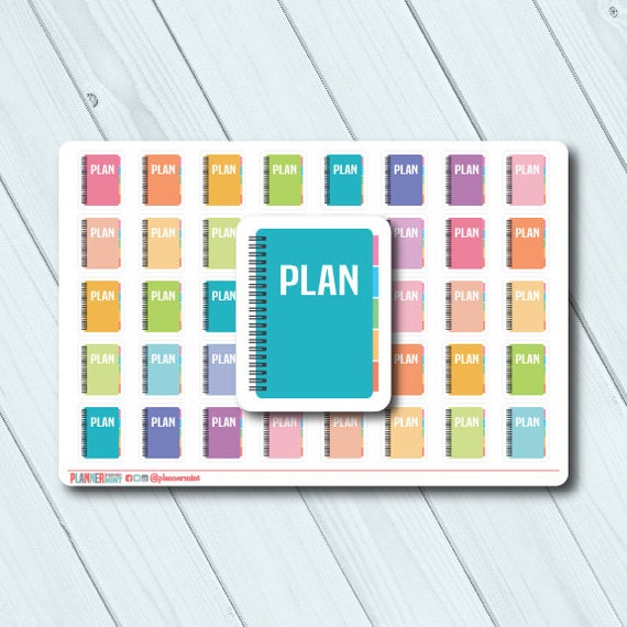 Plan Stickers Planner Stickers Icon Stickers Erin