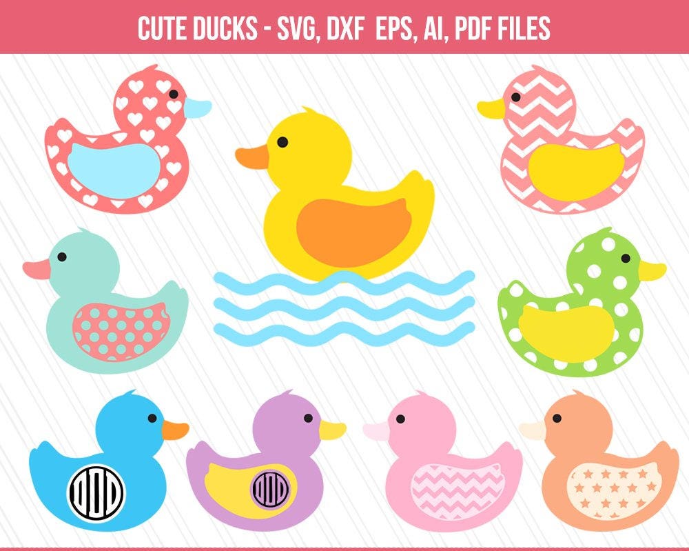 Duck SVG Duck vector Duck clip art clipart for kids
