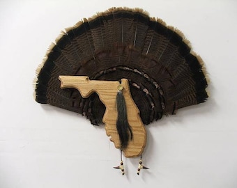 Turkey fan mount | Etsy