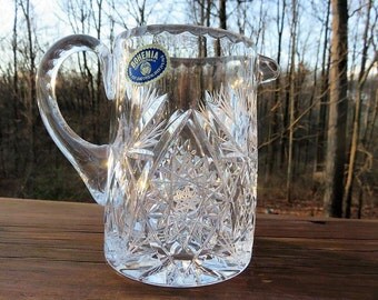 Crystal pitcher | Etsy