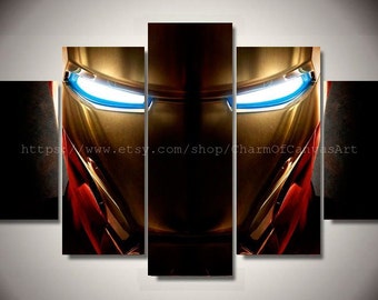 Iron man wall art | Etsy