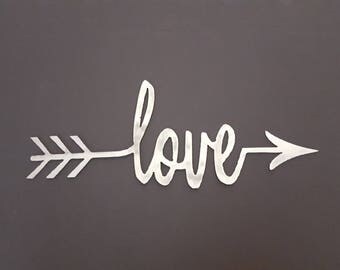 Cursive love sign | Etsy