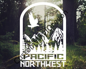 Items similar to Vintage Pacific Northwest Watercolor by Signe Hedlund ...