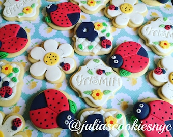 Ladybug cookies | Etsy
