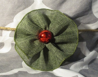 Items similar to Christmas Flower Hat on Etsy