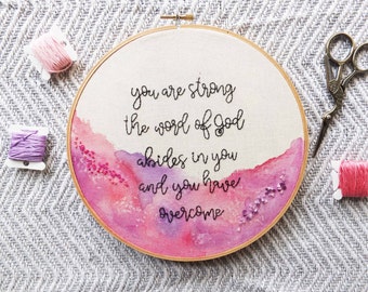 Bible verse fabric | Etsy