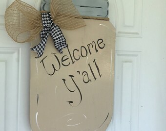 Mason jar door | Etsy