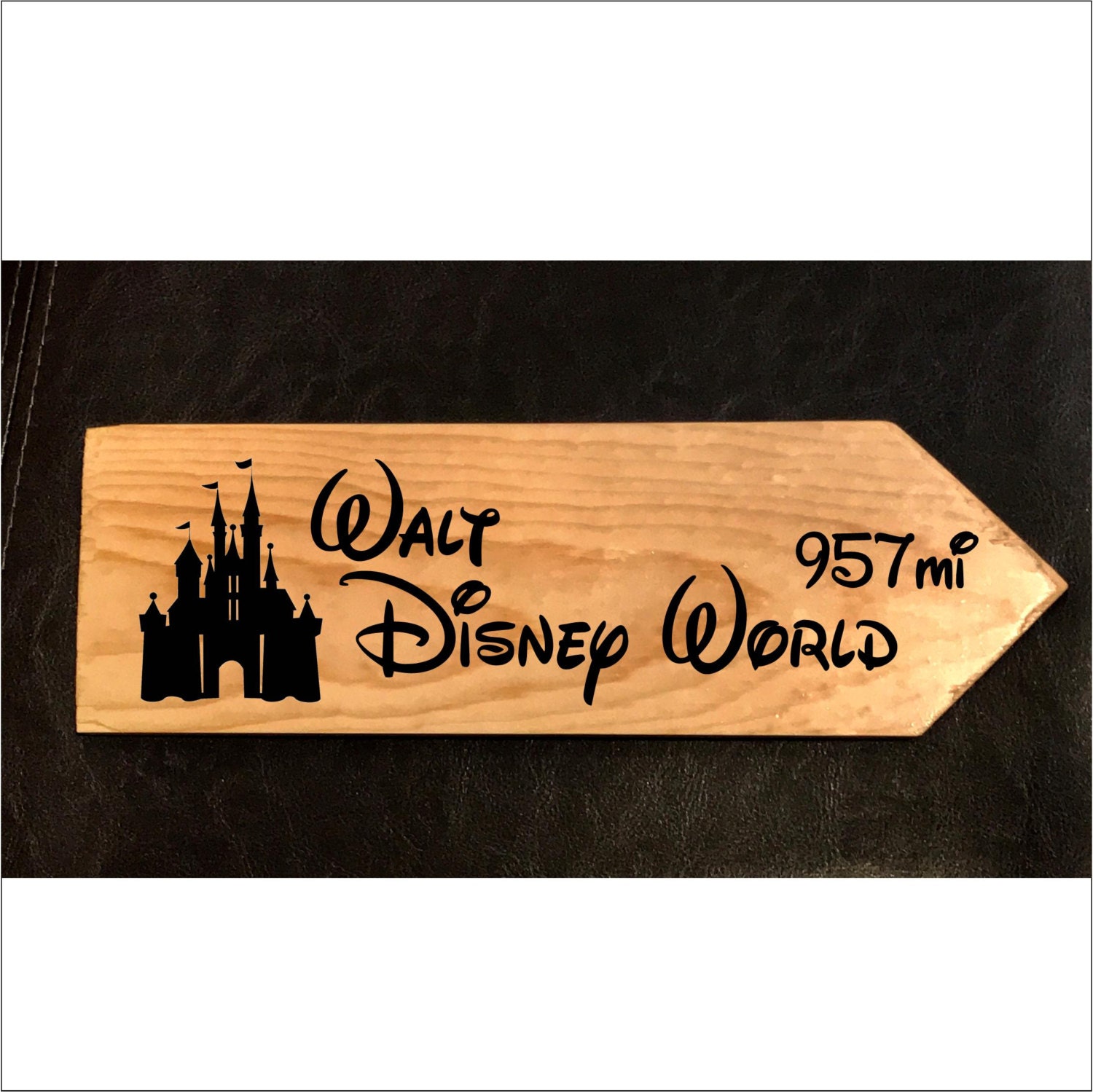 Custom sign to Walt Disney World