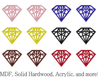 Diamond cutout | Etsy